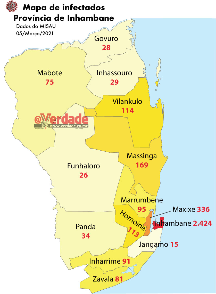 Covid-19: novos surtos na Cidade de Maputo e em vários distritos de ...